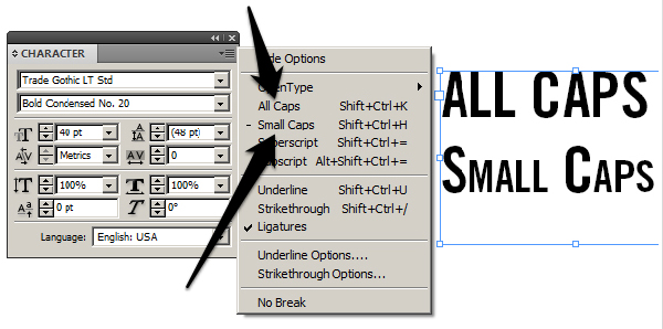 How to Use the Character Panel in Adobe InDesign